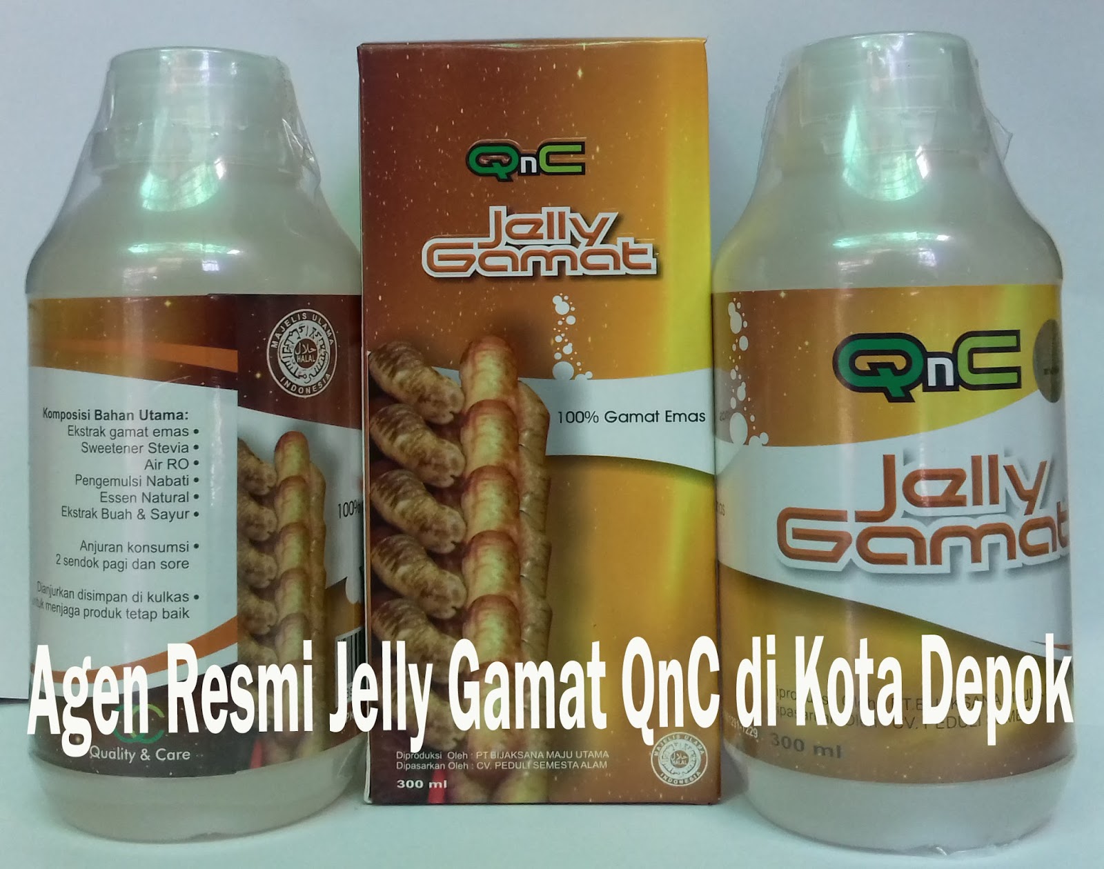 Agen Obat Jelly Gamat QnC di Kota Depok Resmi & Terpercaya ~ Agen Resmi ...