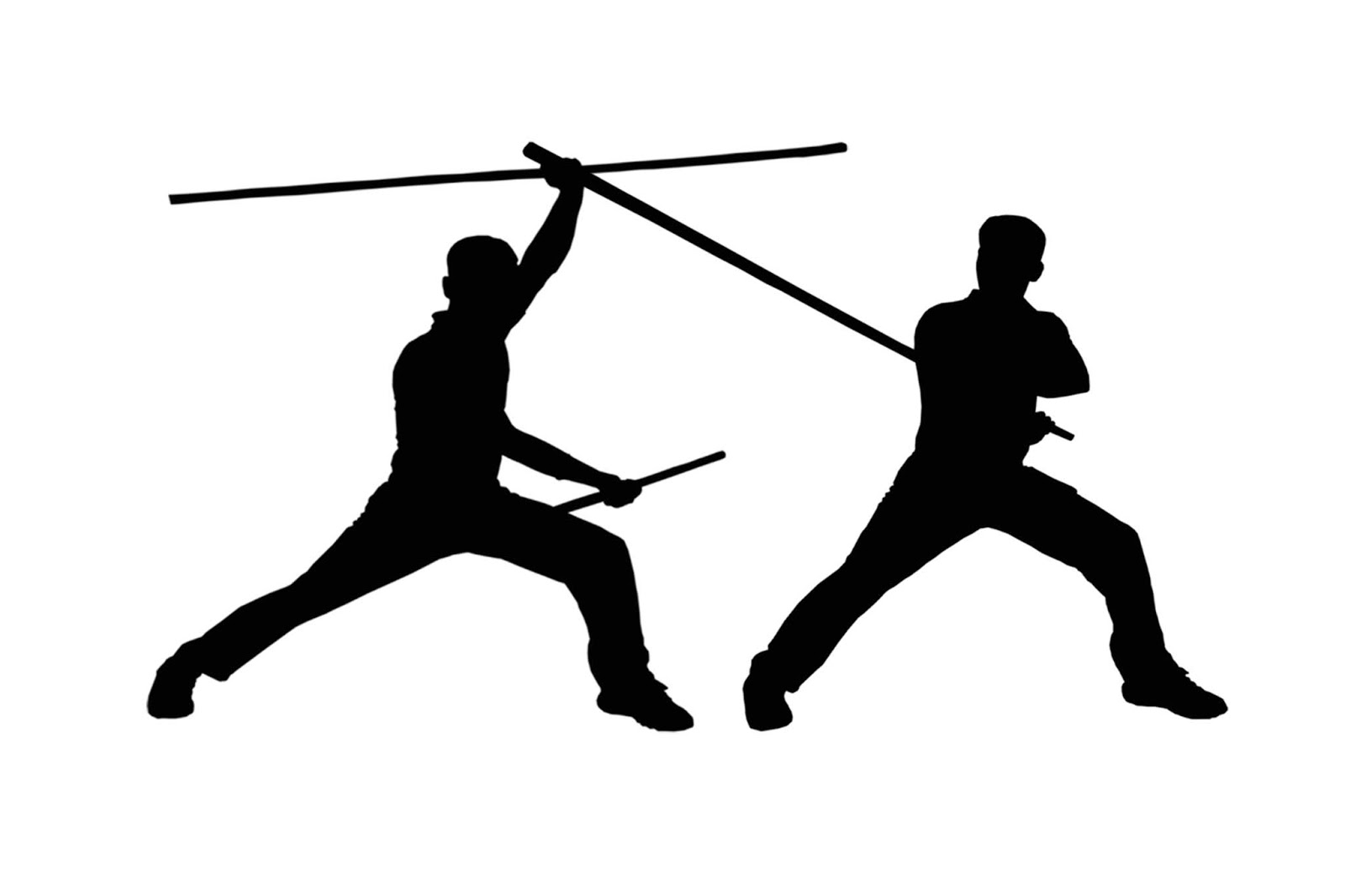 Panchabootha International Martial Arts Academy: Silambam Clipart , vector