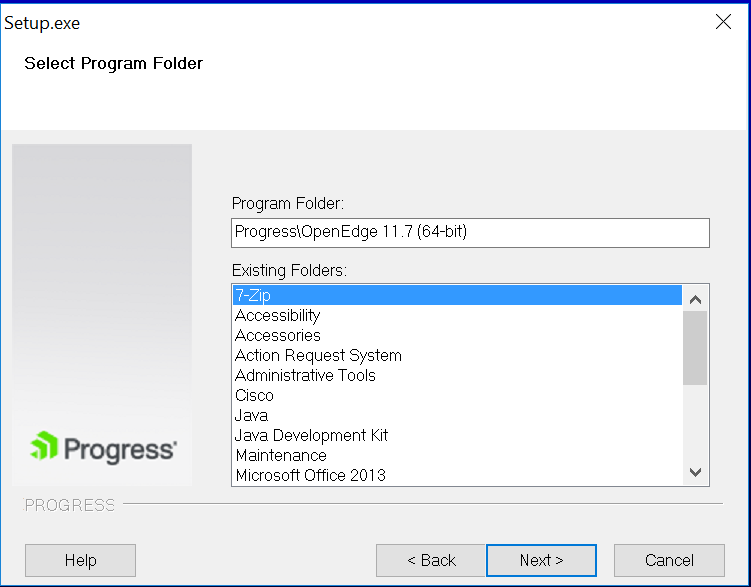 OpenEdge Installation Windows