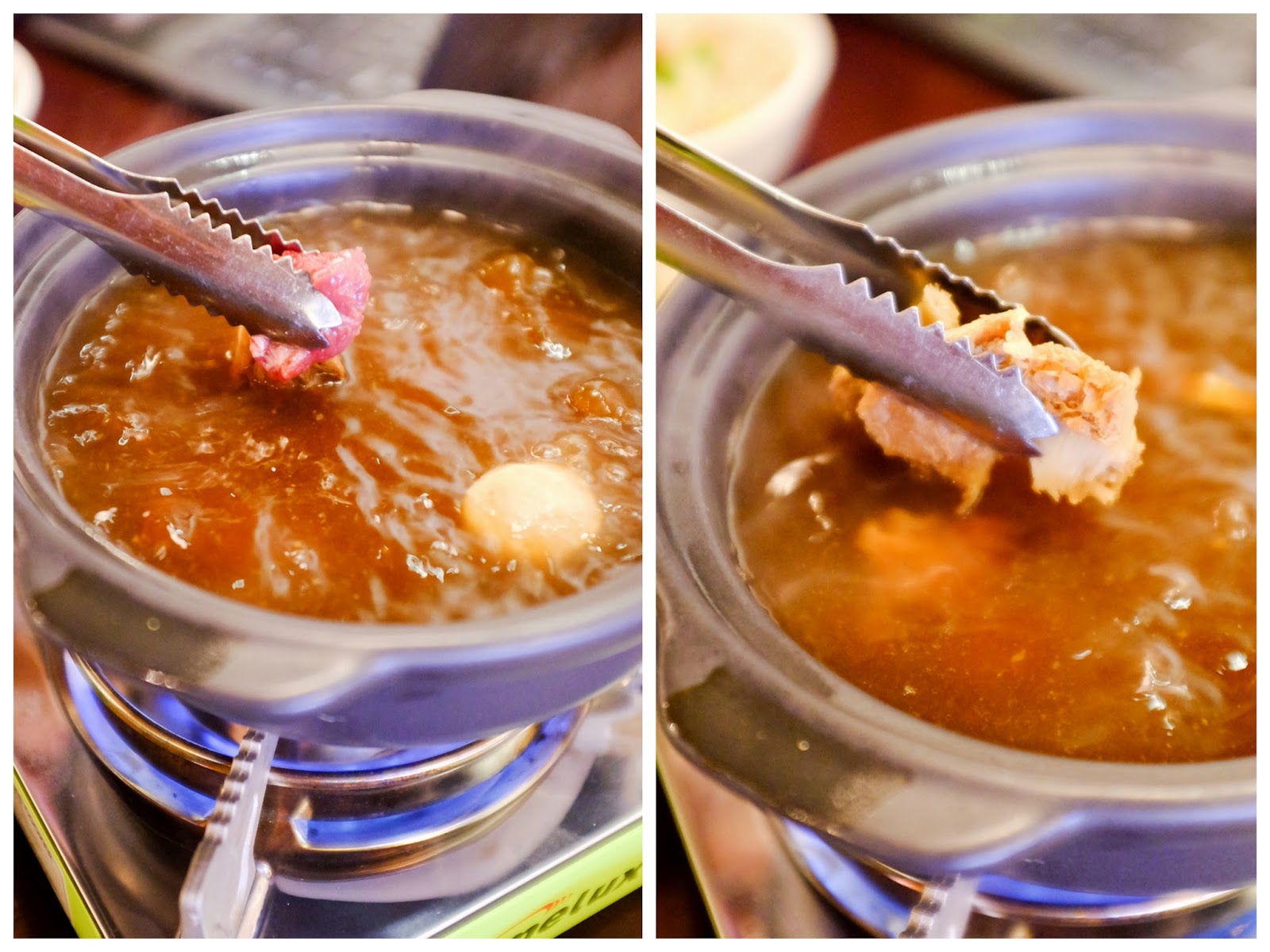 The variety of noodles is also noteworthy - thick & tender handmade mee ...