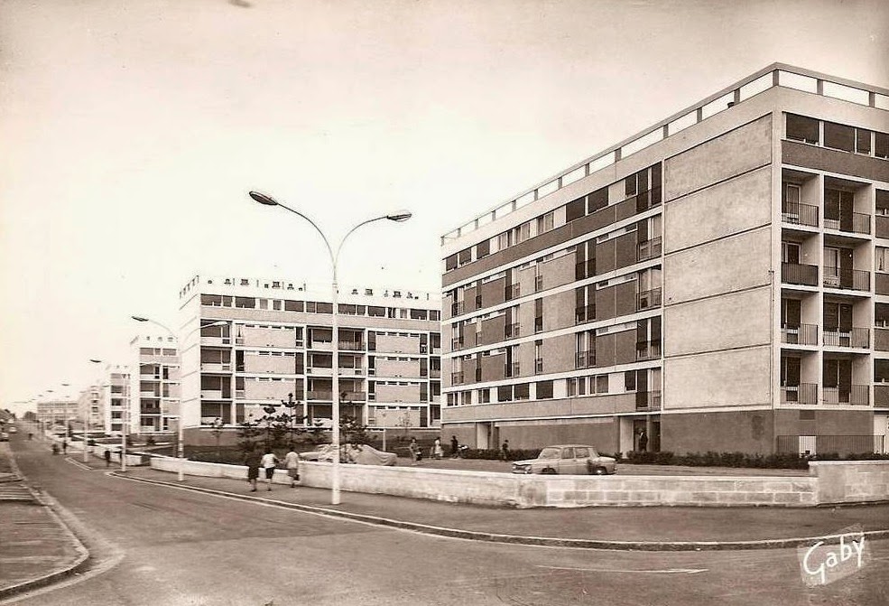 NANTES la ville d'après guerre: NANTES quartier Breil-Malville