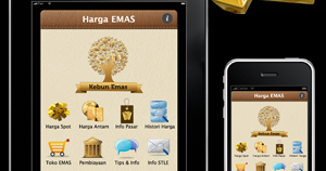 INFO 2017: APLIKASI HARGA EMAS UNTUK IOS dan ANDROID dari KEBUN EMAS