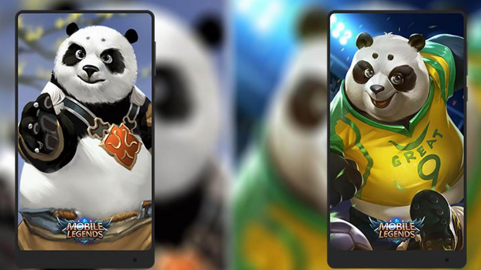 Akai Mobile Legends: Panda imut berguling