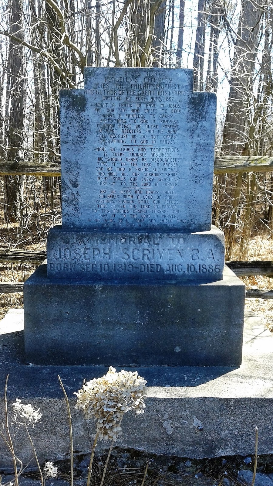 Joseph Scriven Memorial