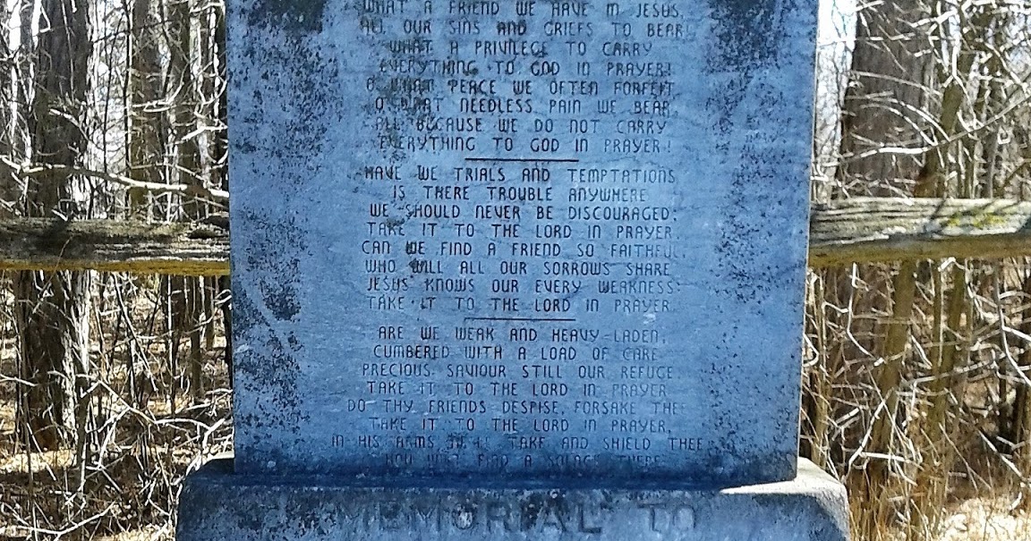 Joseph Scriven Memorial