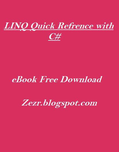 Linq Quick Reference With C Ebook Free Download Get All You Want