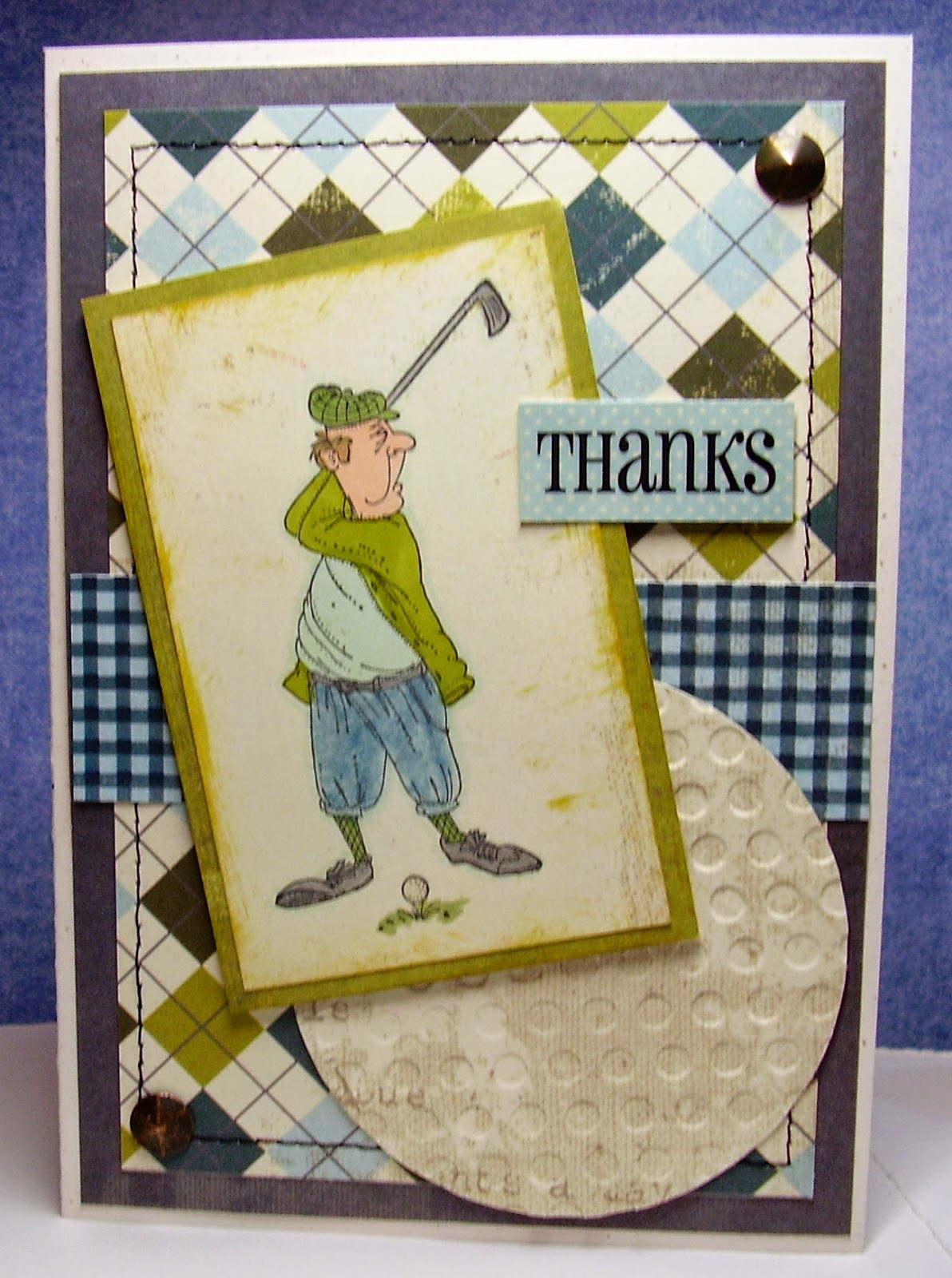 Paper Therapy Ponderings: Golf Card