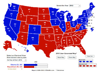 Electoral Vote Predictor: The 2012 Presidential Map: Structural ...