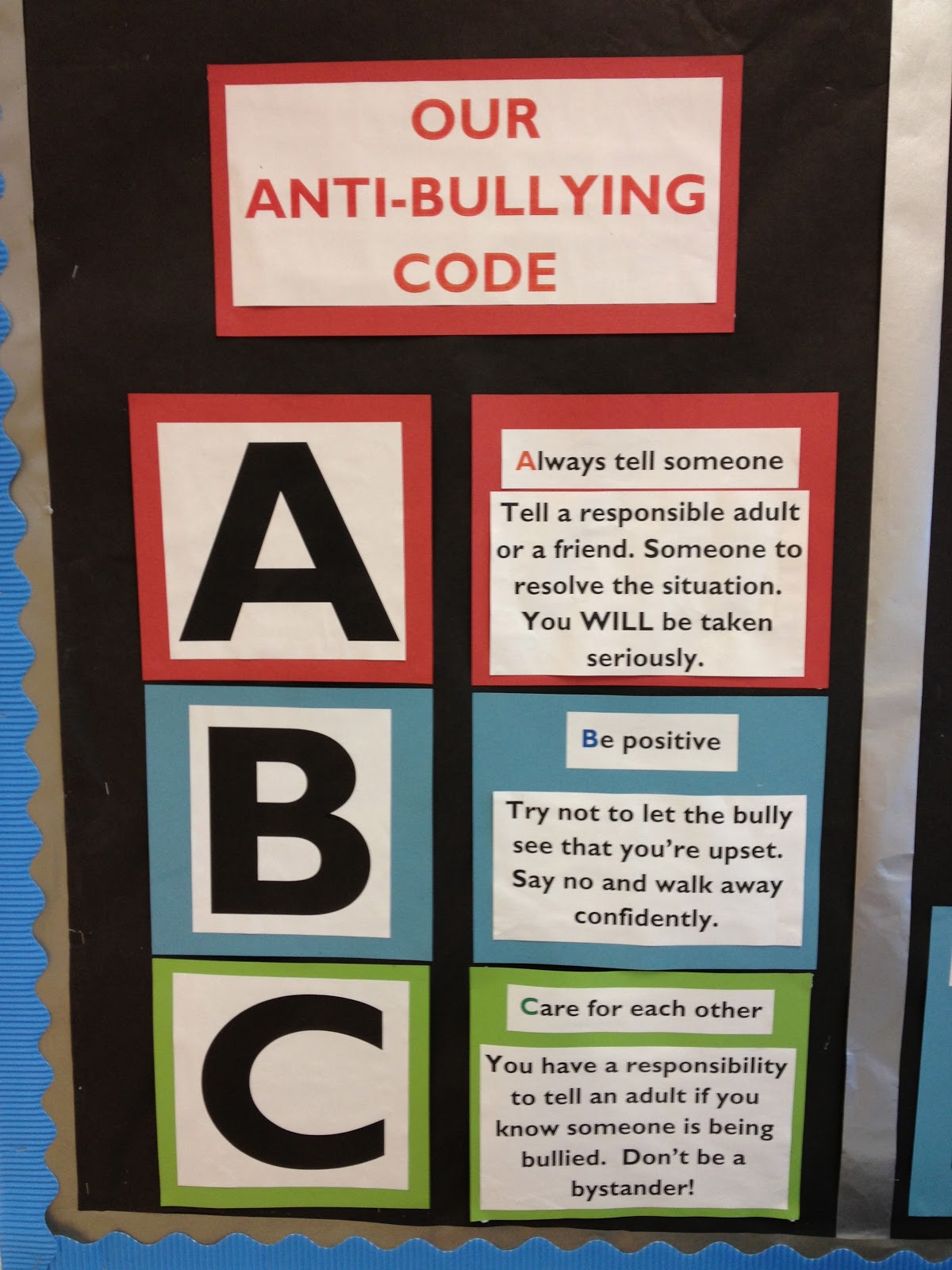 Broadford Primary: Anti Bullying Display