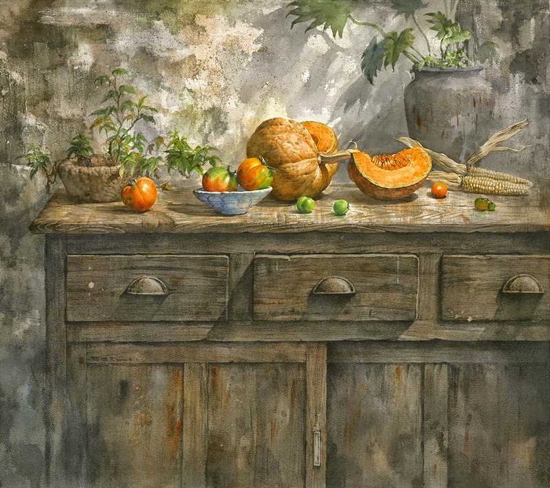 Chen-Wen Cheng, 1964 | Realistic Watercolor painter | Tutt'Art ...