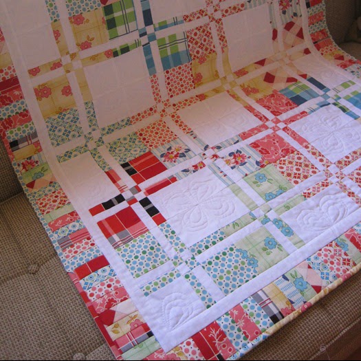 Quilting Land: Disappearing four patch Quilt