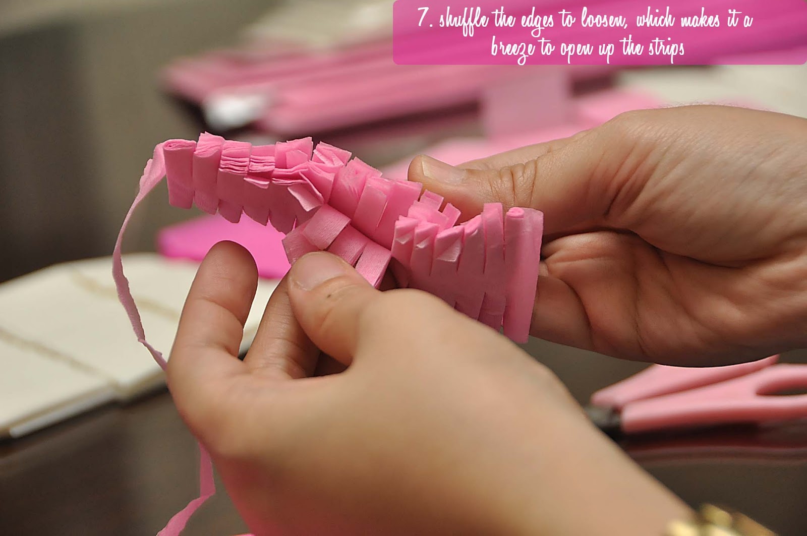 A Passion for Pink {Crepe Paper Curtains} | Our Phenomenal Life