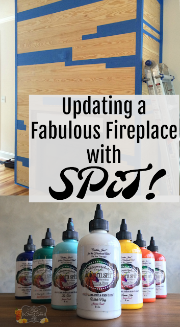A Fireplace made Fabulous,... with SPiT • That Sweet Tea Life