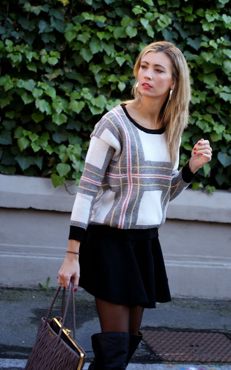 Classic barcelona, blonde, jumper, mercedes maya, miu miu, model, ootd ...