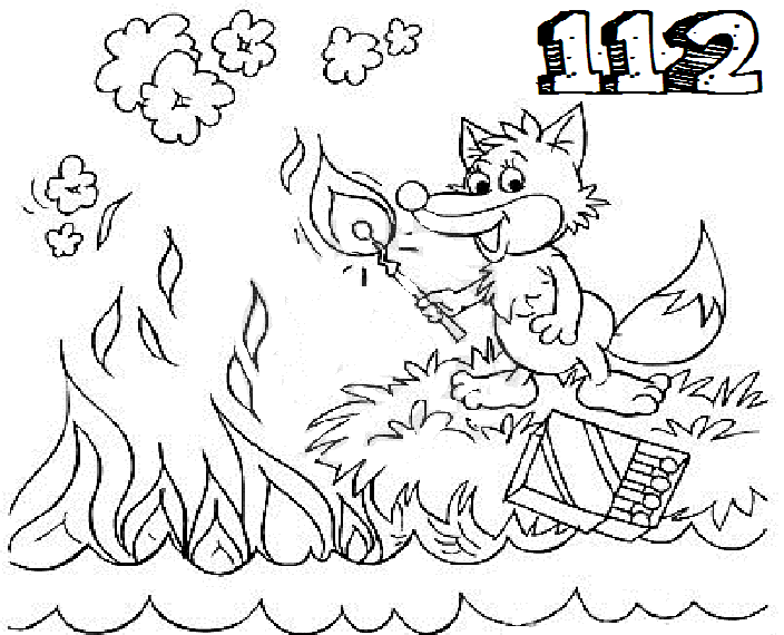 APEL DE URGENTA 112 - FISE de colorat pentru copiii de gradinita ...