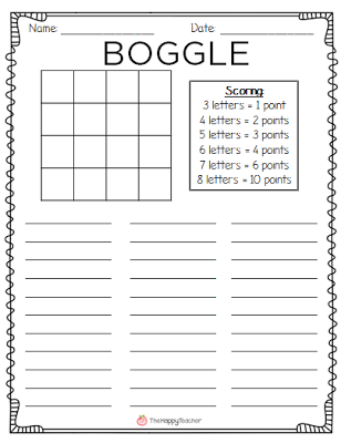 Back to School Printables | TheHappyTeacher