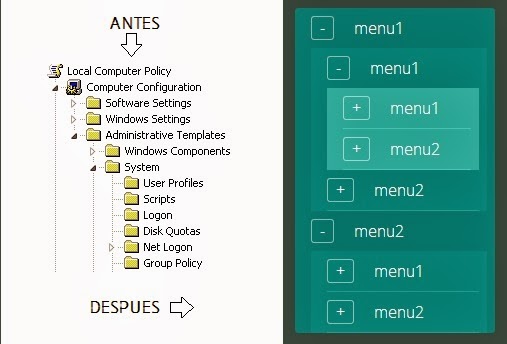 Pincel {CSS}: Como crear un Menu Arbol G3K o Tree Menu solo con CSS3 y ...