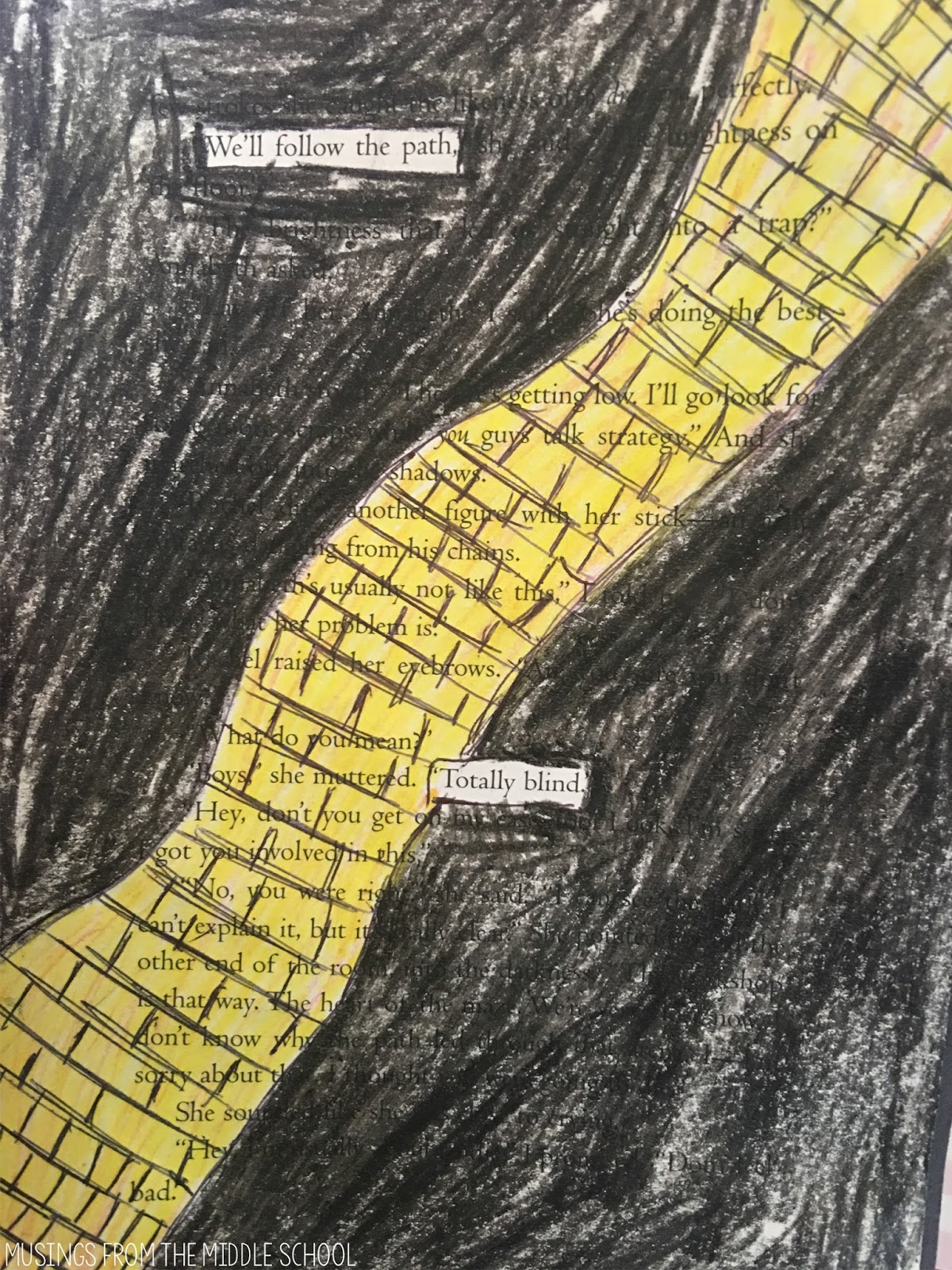 Teach This Lesson Tomorrow - Blackout Poetry - Musing From The Middle ...