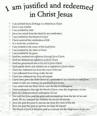 Christs_Child Inspirational Zone: AFFIRMATIONS: I AM JUSTIFIED IN ...