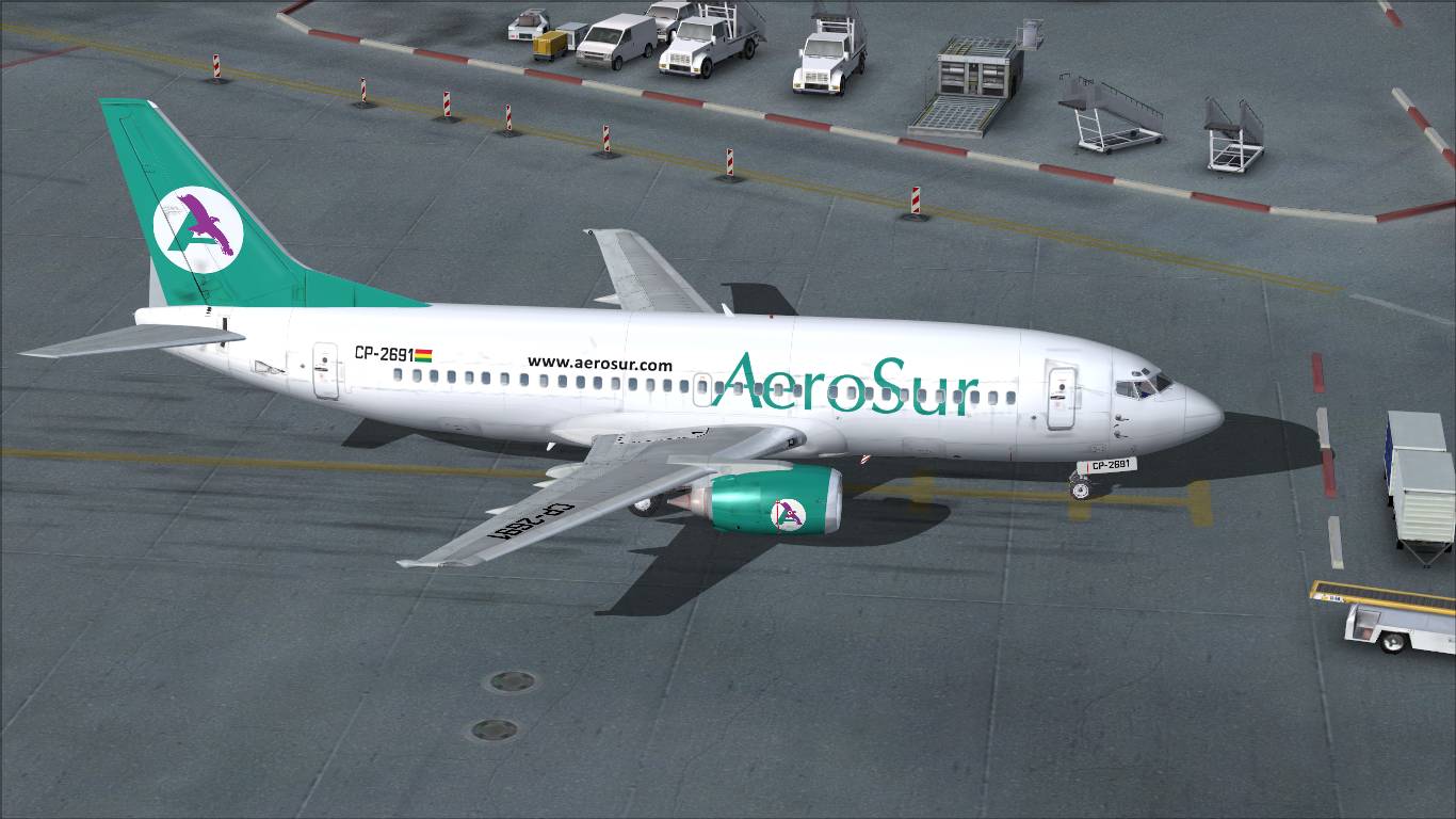 Texturas Brasileiras: Aerosur Boeing 737-300 CP-2691