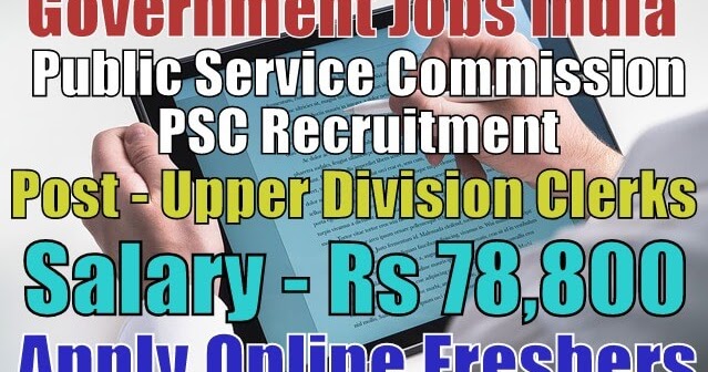PSC Recruitment 2019 for Clerks | Tax Department | Apply Online ...