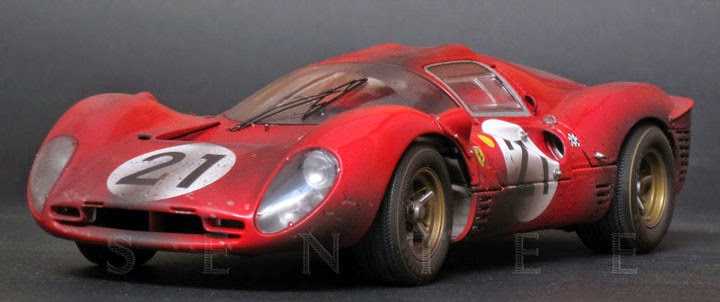 Die-cast Sentee: FERRARI 330/P4 #21 1967, GMP GI804105F
