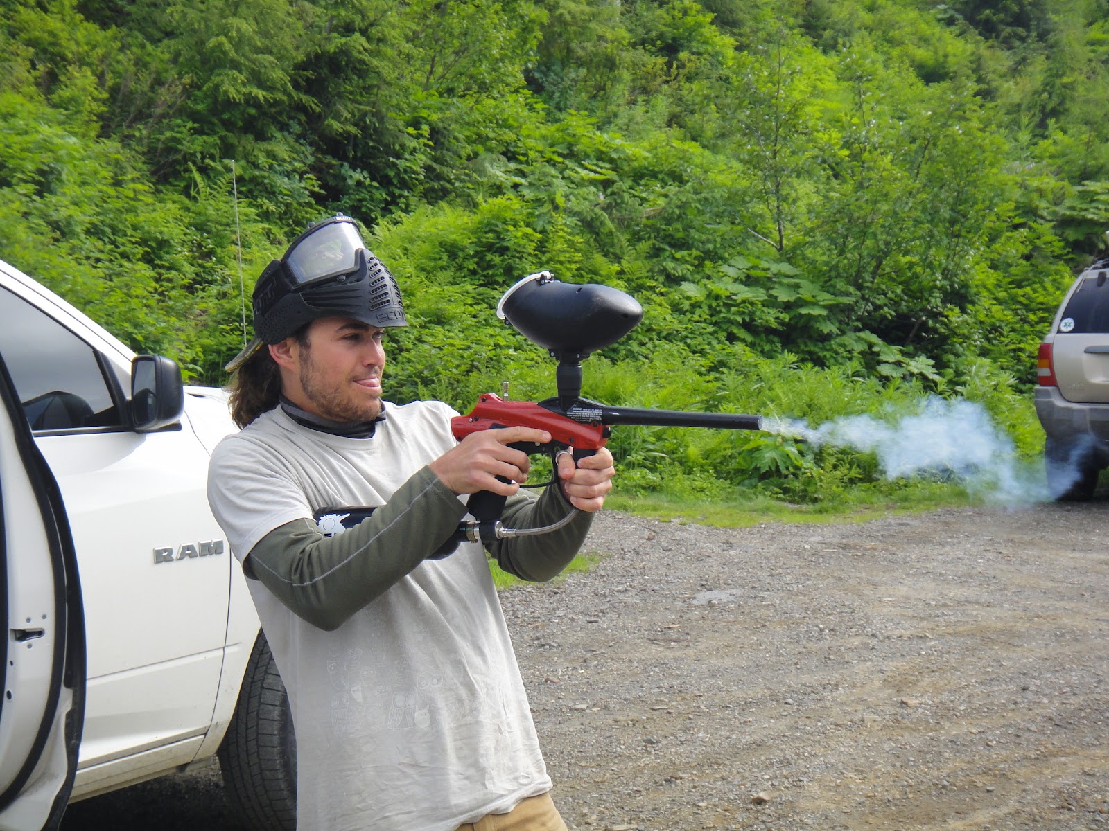 Lumberjacks and Duck Quacks: Paintball + snow-covered mountain = many ...