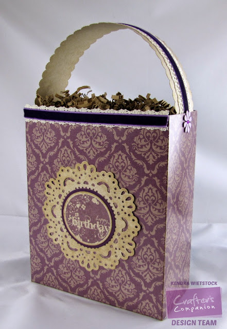 Kendra's Paper Creations: Crafter's Companion: HSN Tall Gift Bag