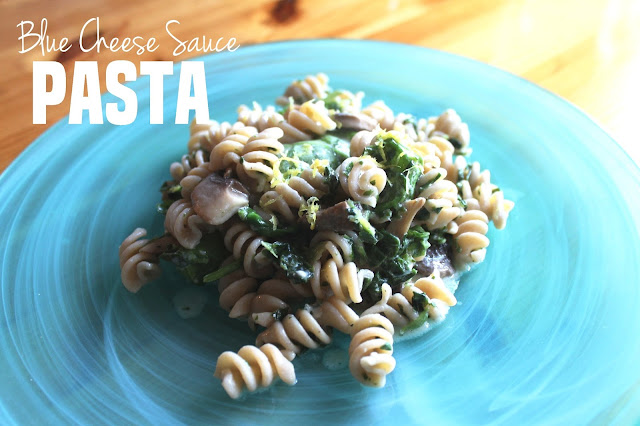 Simply Natural and Fabulous: Blue Cheese Sauce Pasta