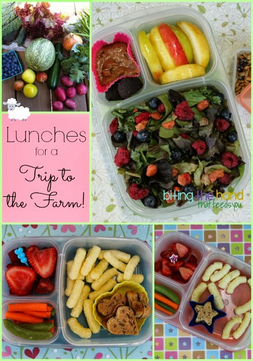 Biting The Hand That Feeds You: Simple "Trip to the Farm" Lunches
