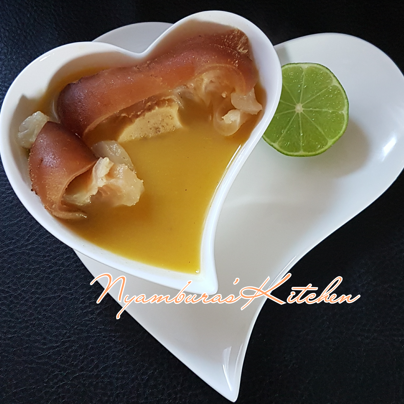 Nyambura's Kitchen: SUPU YA KONGORO (COW LEGS SOUP)