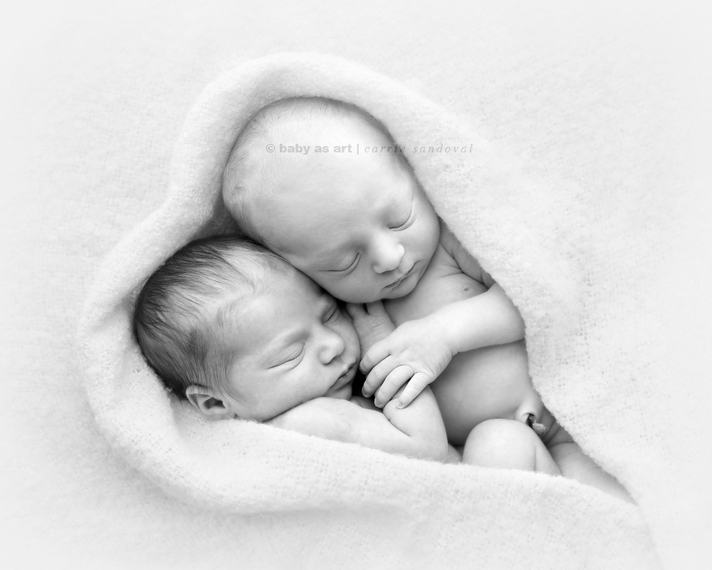 Criando múltiples: Fotos de múltiples recién nacidos - Carrie Sandoval
