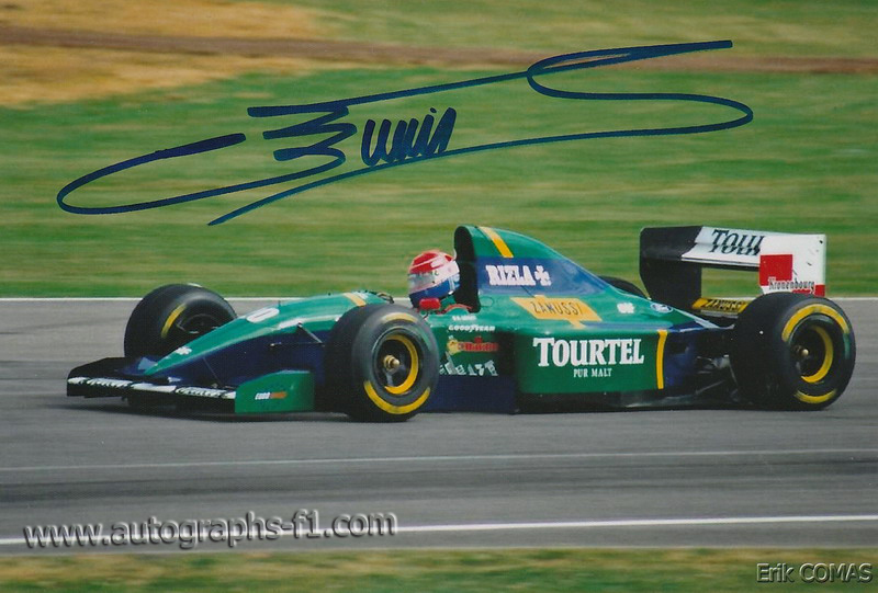 Autographs-F1: Erik COMAS