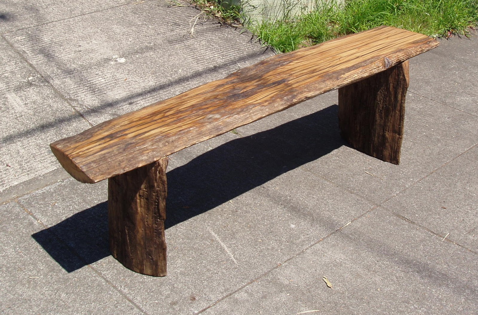 driftedge woodworking: Driftwood Red Oak Bench. $295.00.