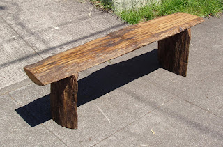 driftedge woodworking: Driftwood Red Oak Bench. $295.00.