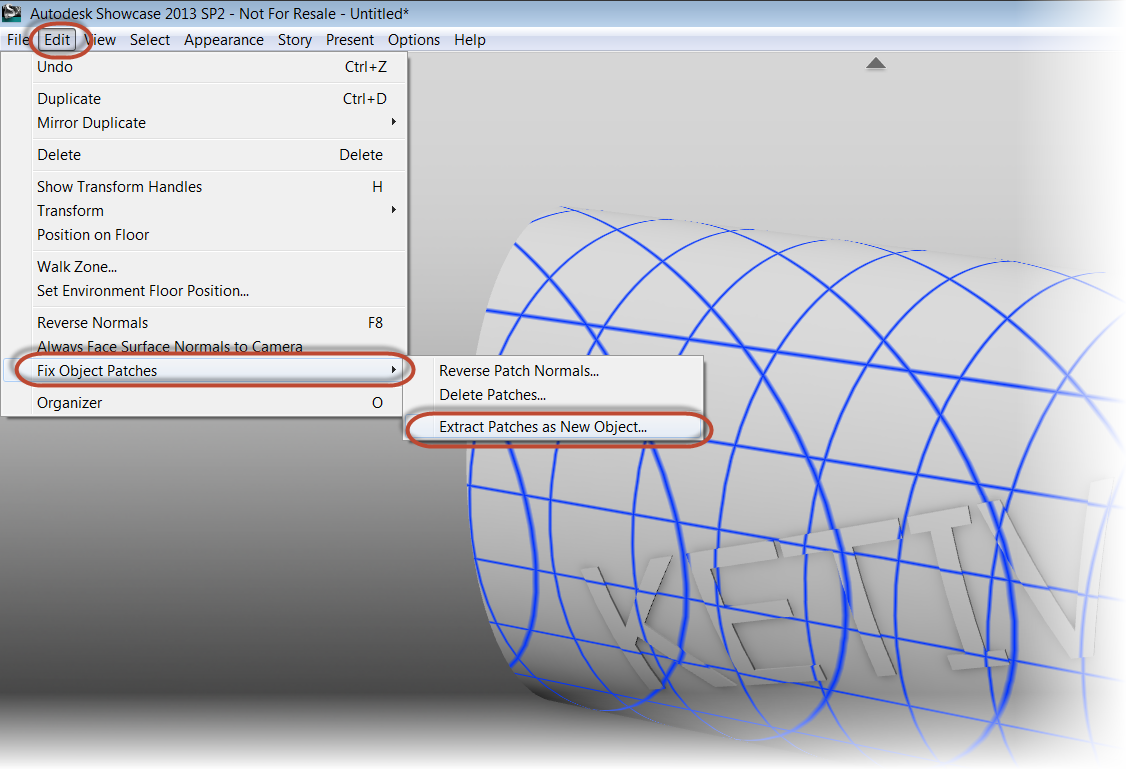 Extract Patches as New Objects will do the trick!