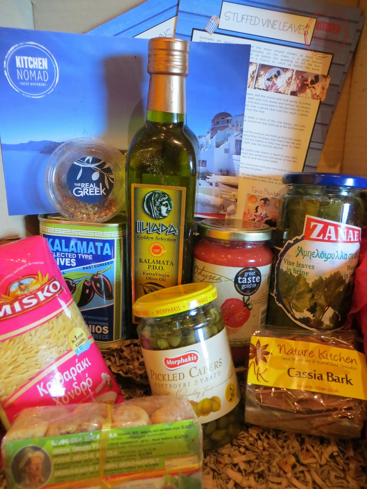 Snig's Kitchen: Kitchen Nomad: Greek ingredient box