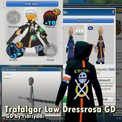 Trafalgar Law Dressrosa Pack GD