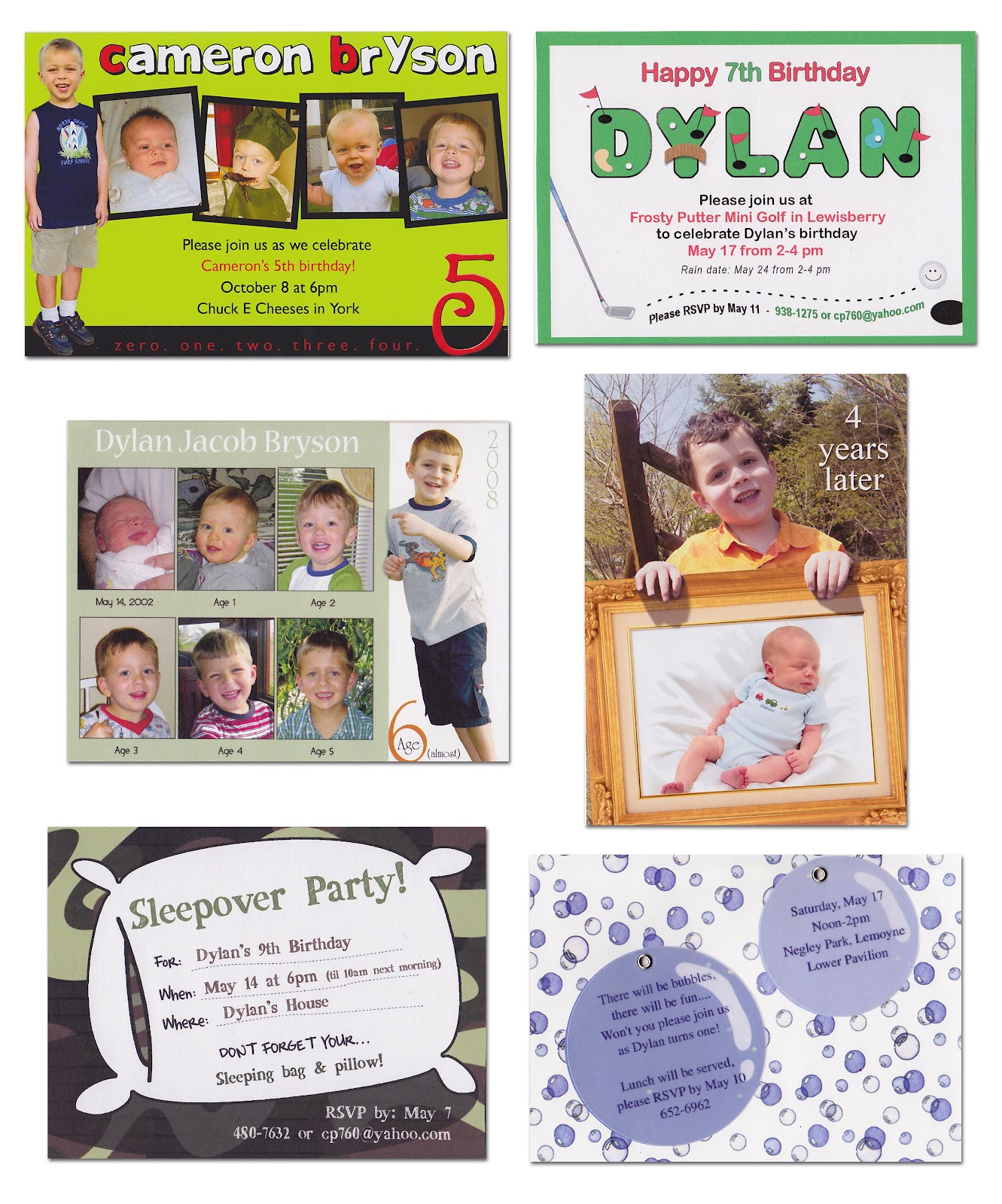 Bryson Design Studio: Family invitations