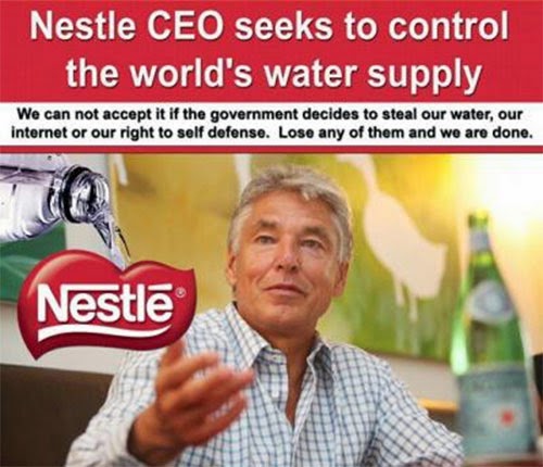A Sheep No More : Nestle CEO seeks to control the world's water supply