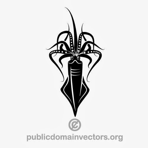 Squid vector image ~ vector graphic free downloads.