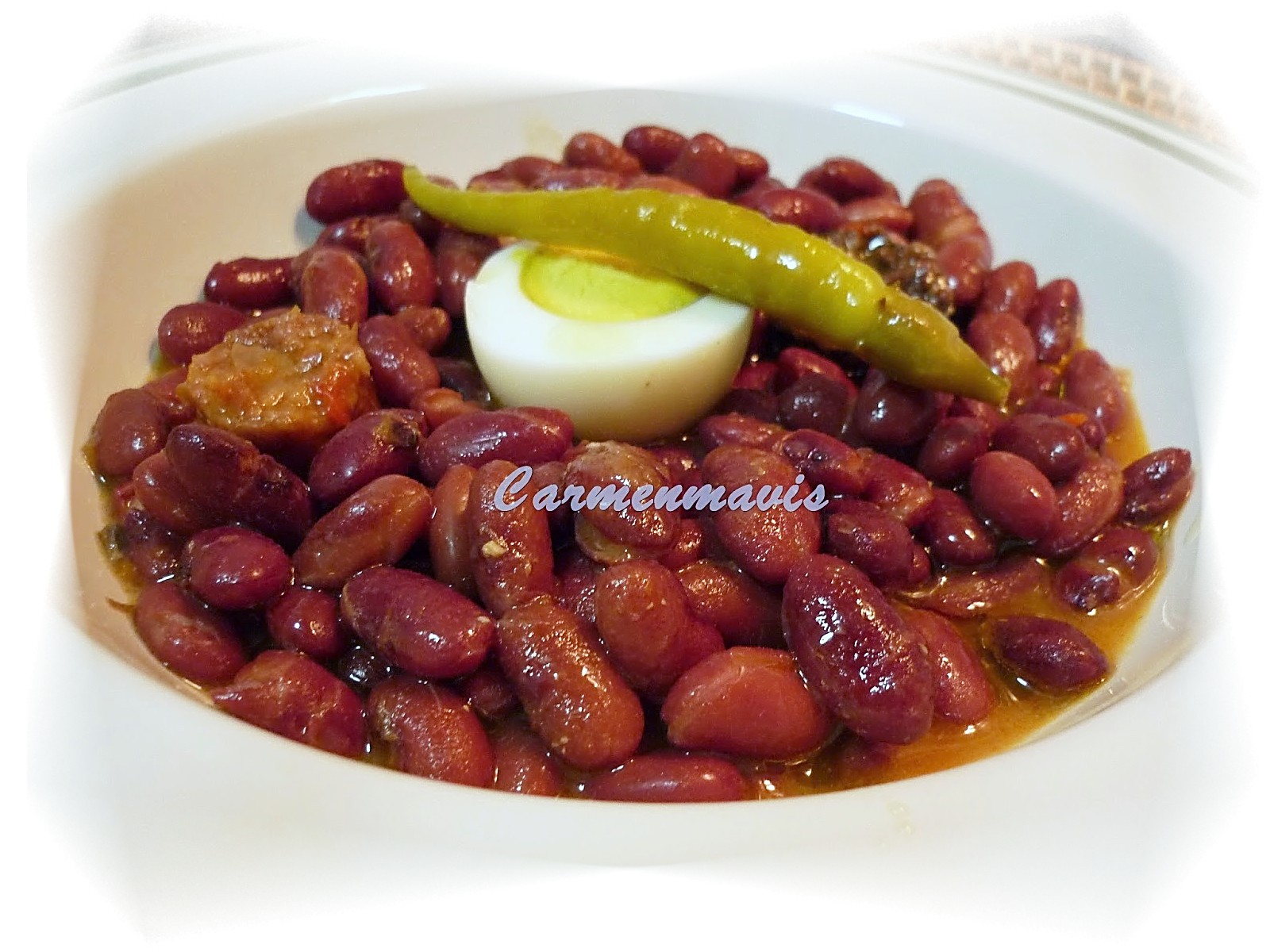 LA COCINA DE CARMENMAVIS: ALUBIAS ROJAS