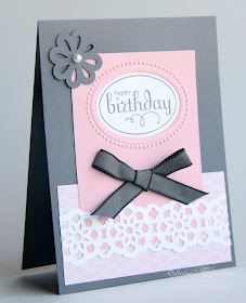 Elaine's Creations: Elegant Birthday Card