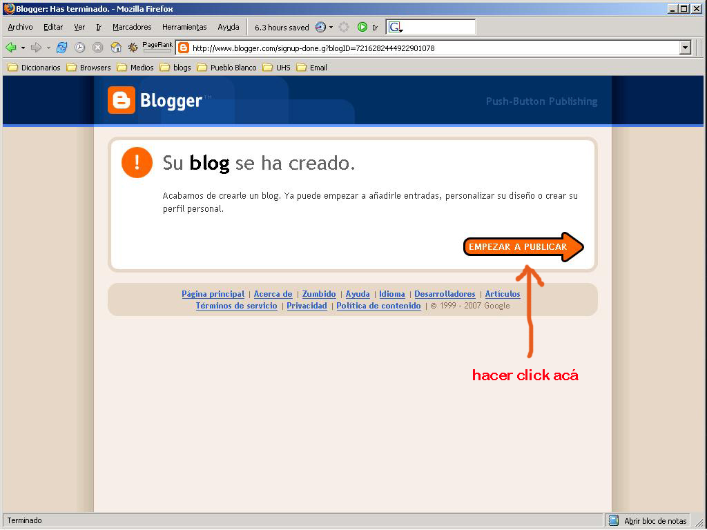 Blog para informática - Miércoles 15/05/13