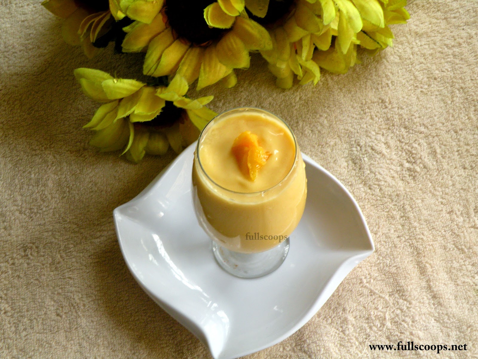 Full Scoops: Mango Milkshake Recipe