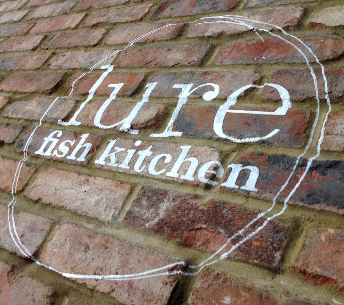 PETER GANDER ART: ‘Lure Fish Kitchen’ wall art/signwriting