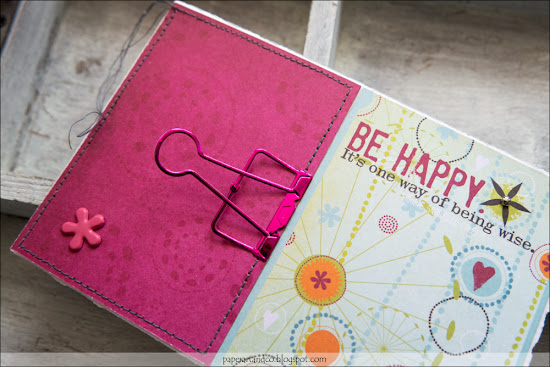 Paper, ART & Co.: Be happy - Paper Clips No.1