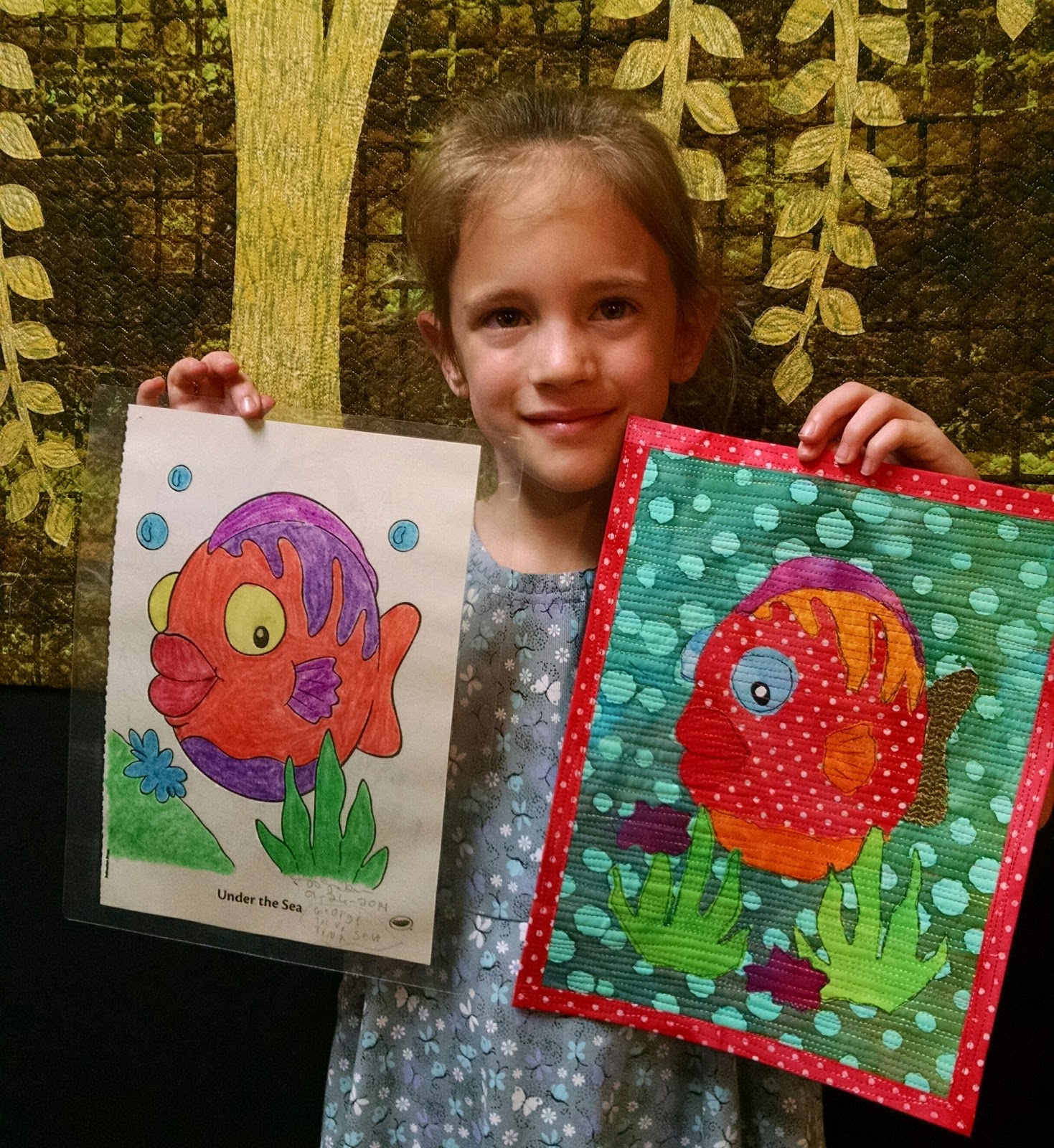 Life as a Quilter -- Julia Graber: From Coloring Book to Fiber Art