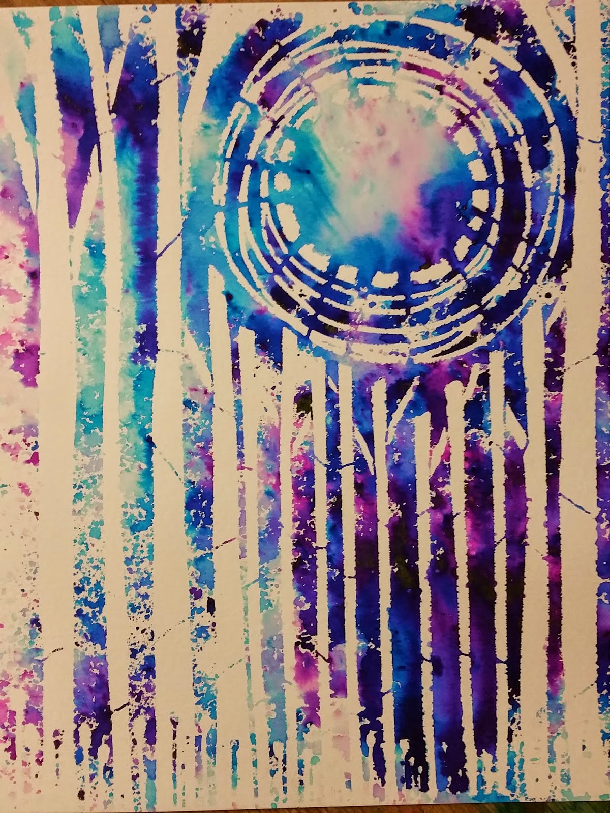 Ken's World in Progress: Day Four Stencil Girl and Ken Oliver Crafts ...