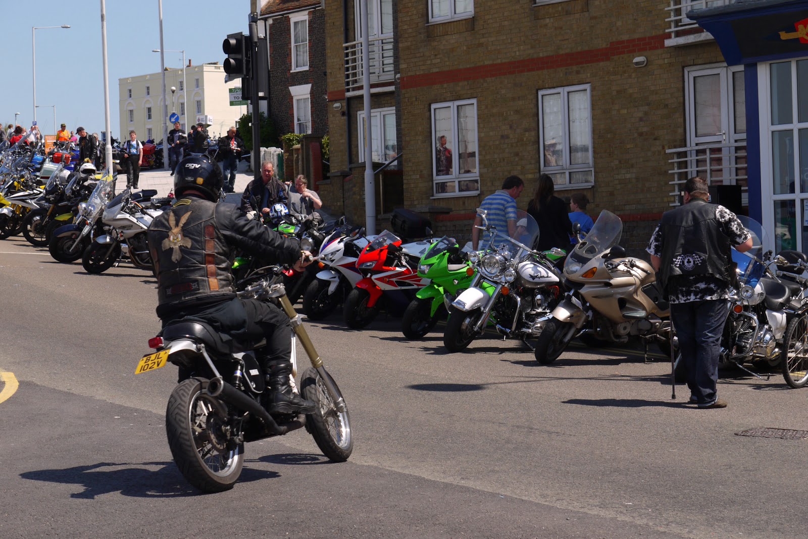 Padmayogini's Artist's Diary: Margate Meltdown, bikers come to town.